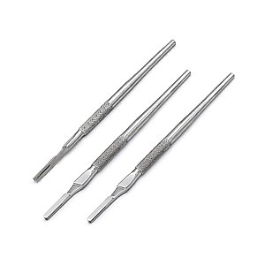 DDP 3EA NO 4 Scalpel Handle Blade Holder Round with Grip Pattern Surgi USES Blades No. 20 to 25