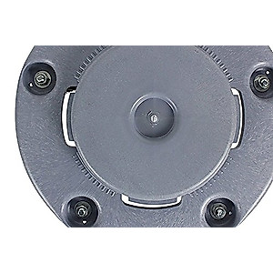 Janico 1040 Trash Can Dolly - Heavy Duty Bolted Casters, Round, Grey, Fits 20 32 44 55 Gallon Containers