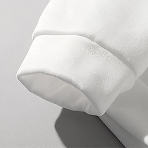 DUOWEI Mom Mode Sweatshirt Hawaii Men Women Letter Graphic Print Round Neck Long Sleeve Tops Sweatshirt Long Sleeve T Shirts White, XX-Large