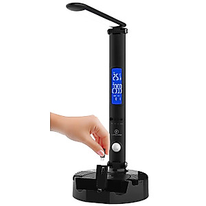 LumiCharge-III Smart LED Desk Lamp - Table Lamp with Wireless Charger, USB Charging Port, Adjustable Arm Brightness, Bluetooth Speaker - Foldable Table Lamp for Home, Remote Office, Study, Bedroom