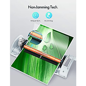 SINOPUREN Thermal Laminator Machine and Pouches Bundle, Never Jam Technology, 9inches Quick 1min Warm-up, 3mil 100pack*2, Letter Size