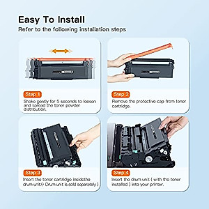 E-Z Ink Pro Compatible TN660 TN-660 Toner Cartridge Replacement for Brother TN660 TN-660 TN630 High Yield Compatible with HL-L2300D HL-L2380DW HL-L2320D DCP-L2540DW MFC-L2700DW MFC-L2685DW (2 Black)