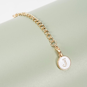 MOTAIN Letter Charm Accessories For Stanley Cup,Stainless Steel Name Id Letter Handle Charm,Upgraded Water Cup Handle Identification Letter Charm(J)