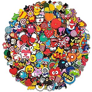 25 pcs Random Shoe Charms for Shoe Decoration & Boys Girls Party Favors Birthday Gifts