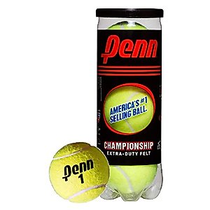 Penn Championship Extra-Duty Felt Tennis Balls Can - 3 Count per Can