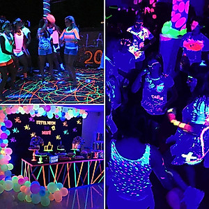 Onforu 15W LED Black Light Bulbs, A19 E26 120W Equivalent Blacklight Bulb for Glow in The Dark, Halloween Lights, 120V, Level 385-400nm, Blacklight Party, Body Paint, Fluorescent Poster