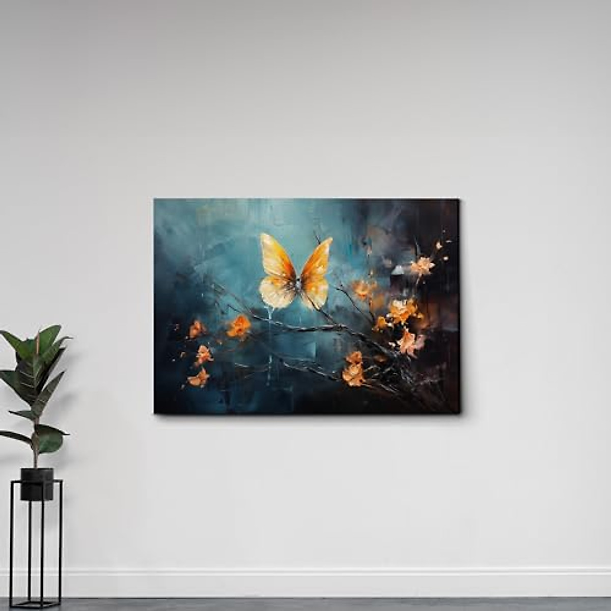 Abstract Painting Buy Canvas Wall Art, Butterfly Painting Art, Butterfly canvas, bedroom Butterfly wall art,Watercolor abstract Butterfly canvas painting