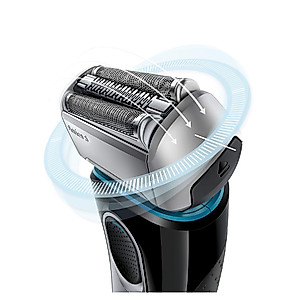 Braun Series 5 5190cc Men's Electric Rechargeable Cordless Razor and Foil Shaver with Clean & Charge System