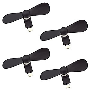ULBTER Type USB C Phone Fan Mini Fan Appliable for Samsung Galaxy S20 S20+ S10 S9 S9+ S8 S8+ ,Note9 8 Note 7,A20 A20s A10e A9s A8s A6 A6s, for LG V40 V35 V30 V20 Stylo 5 4