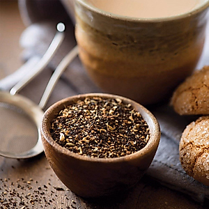 Frontier Co-op Organic Chai Tea, 1-Pound Bulk, Robust Combination of Black Tea & Spices, Great as Hot Tea & Crème Brulee