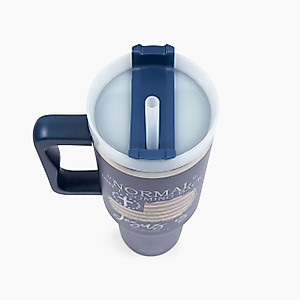 Love in Faith | Stainless Steel 40oz Tumbler with Handle | Vacuum Insulated | Faith-Based Christian Gifts | Normal Isn't Coming Back