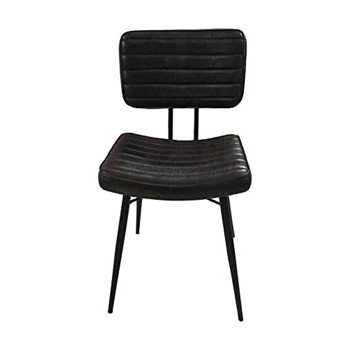 Coaster Furniture Partridge Padded (Set of 2) Espresso and Black Side Chair 110652