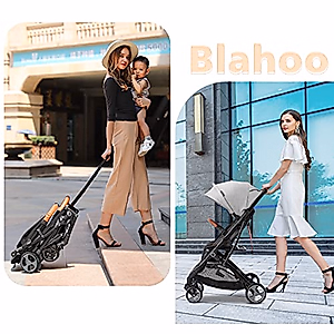 Blahoo Lightweight Baby Stroller, Folding Compact Travel Stroller for Airplane, Umbrella Stroller for Toddler(Gray)