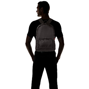 reisenthel Mini Maxi Rucksack, Foldable Travel Backpack with Built-in Carrying Pouch, Black