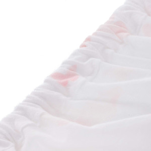 Andi Mae Changing Pad Cover - Watercolor Pink Butterflies -100% Jersey Cotton - Fits Standard Changing Pads