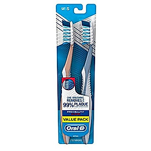 Oral-B Pro-Health All-In-One 40 S (Soft) CrossAction Bristles Toothbrush, (Twin Pack)