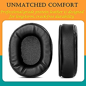 TaiZiChangQin FIT 6100 Upgrade Ear Pads Cushions Memory Foam Replacement Earpads Compatible with Plantronics BackBeat FIT 6100 Wireless Bluetooth Headphone