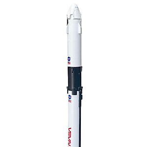 wltk Space X Falcon 9 + Dragon 1/233 Diecast Rocket Model