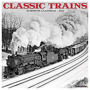Classic Trains 2021 Wall Calendar