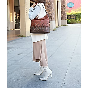 MKF Collection Shoulder Bag for women Vegan Leather Hobo Messenger purse