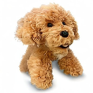 Super Soft Plush Dog Toy, Labrador Puppy, Cream Color, 13 Inches, Great for Kids and Adults, Cuddly Companion for Grandparents, Stuffed Animals & Stuffed Dolls (Goldendoodle)
