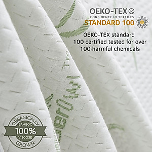 SlumberOwl Viscose derived from Bamboo Zippered Mattress Encasement – Waterproof, Cooling & Soft (King) 12-15" Deep