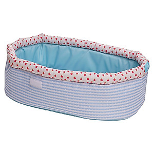 Manhattan Toy Stella Collection Soft Baby Doll Crib with Removable Canopy and Mobile for 12" to 15" Baby Dolls