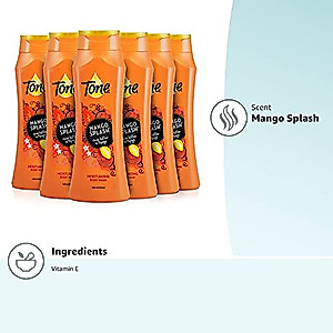 Tone Body Wash, Mango Splash,18 Fl Oz (Pack of 6)
