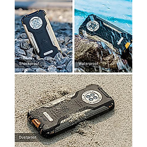 DOOGEE Rugged Smartphone(2022), S96 GT 6.3" 8GB+256GB Waterdrop Screen Rugged Phone Unlocked, Android 12 Phone, Night Vision, 48MP Quad Camera, IP68 Waterproof Ourdoor Cell Phone, NFC, OTG, Dual 4G