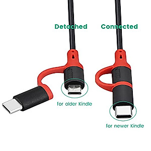 Cord for Charging Amazon Kindle Paperwhite E-Reader, Fire Tablet - Charger USB Cable