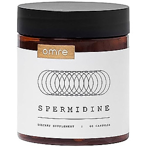 omre Spermidine Supplement (10mg of Non-Synthetic Spermidine) - 3rd-Party Tested 1000mg Wheat Germ Extract Standardized to No Less Than 1% Spermidine - 10mg of Natural Spermidine per Serving