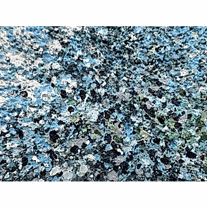 Hand Painted Abstract Blue Wall Art 46x23 Inches, Large Wall Paintings with 3D Effect, Textured Canvas Wall Art for Living Room, Bedroom, etc.