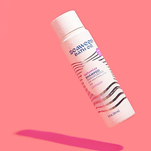 Seaweed Bath Co. Volumize Shampoo, Lavender Scent, 12 Ounce, Sustainably Harvested Seaweed, Green Algae, Barley Protein, For Normal to Fine Hair