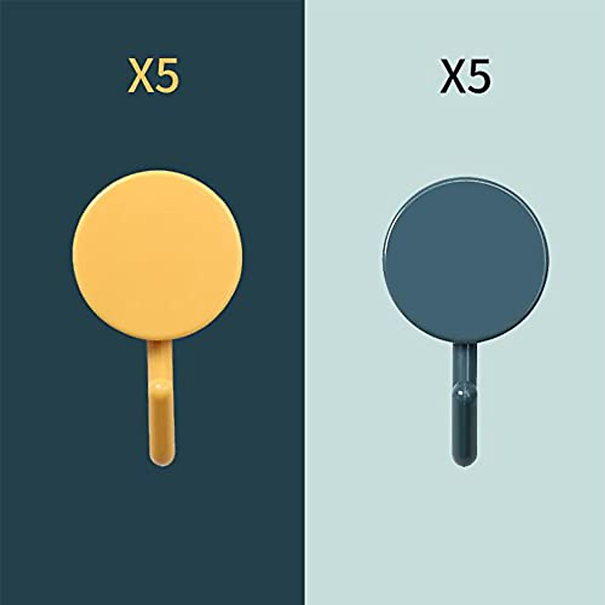 Wall Hooks,Command Hooks(10pcs),Multifunctional Seamless Wall Hooks,Suitable for Towel Hooks,Hooks for Hanging Coats,Shower Hook,Curtain Hooks,Door Hook