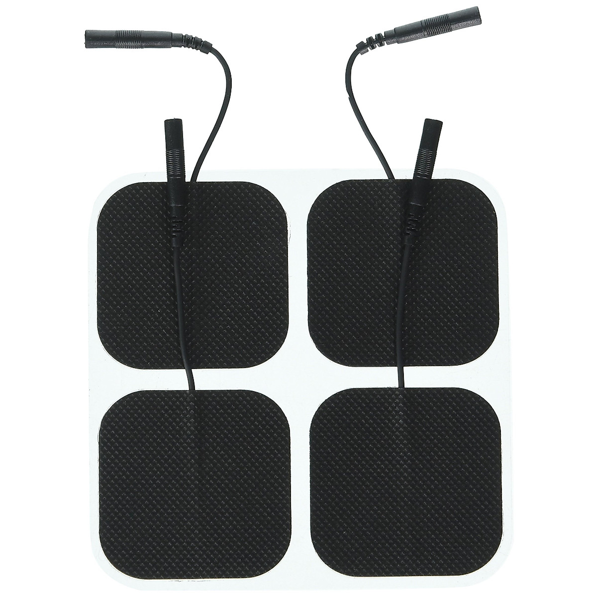 iReliev Premium Reusable TENS IF Muscle Stimulation Electrode Pads with Excellent Dispersion, 1 Pack of 4 Pads