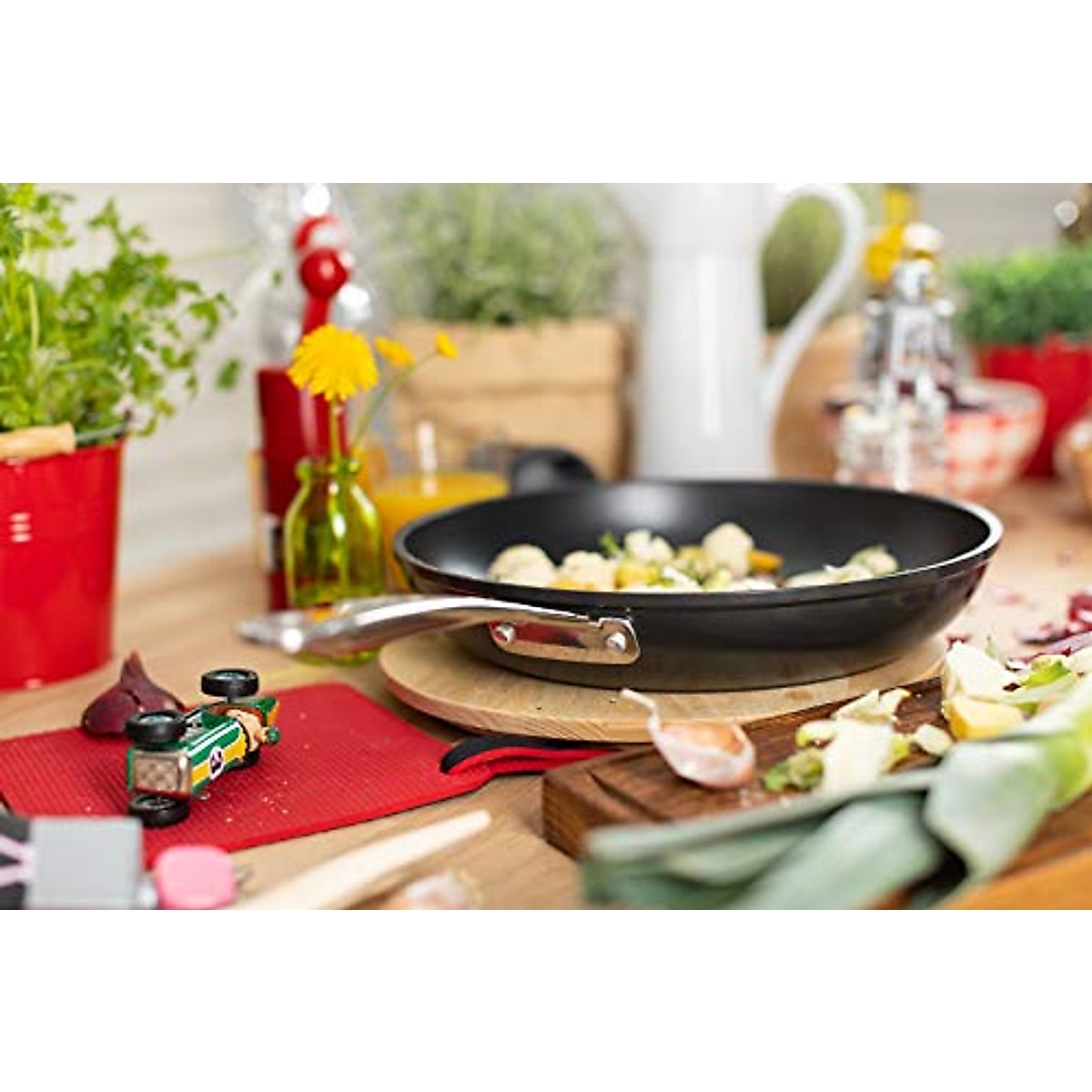 KUHN RIKON Easy Pro Non-Stick Frying Pan, 9.5 inch/24 cm