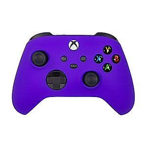 Xbox One Series X S Custom Soft Touch Controller - Soft Touch Feel, Added Grip, Vibrant Purple Color - Compatible with Xbox One, Series X, Series S