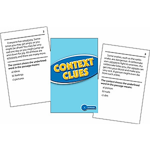 Edupress Context Clues Practice Cards, Levels 3.5-5.0