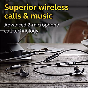 Jabra Elite 45e Alexa Enabled Wireless Bluetooth In-Ear Headphones – Titanium Black