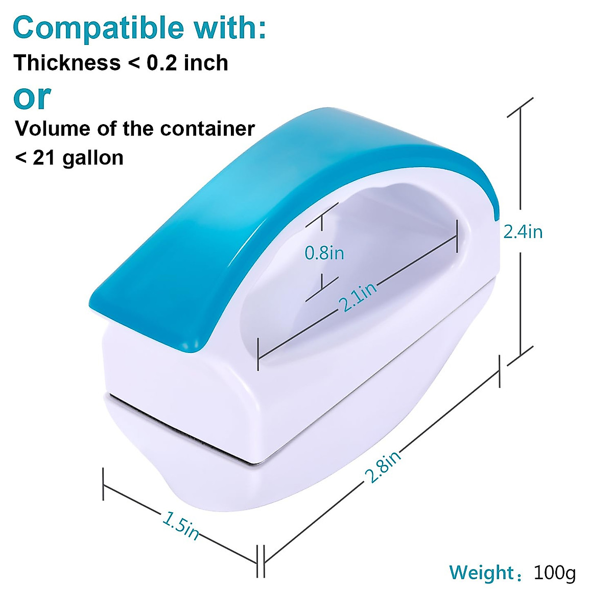 NEPTONION Magnetic Aquarium Fish Tank Glass Algae scrapers Glass Cleaner Scrubber Clean Brush [Floating,Scratch-Free,Non-Slip,magnetizing] S