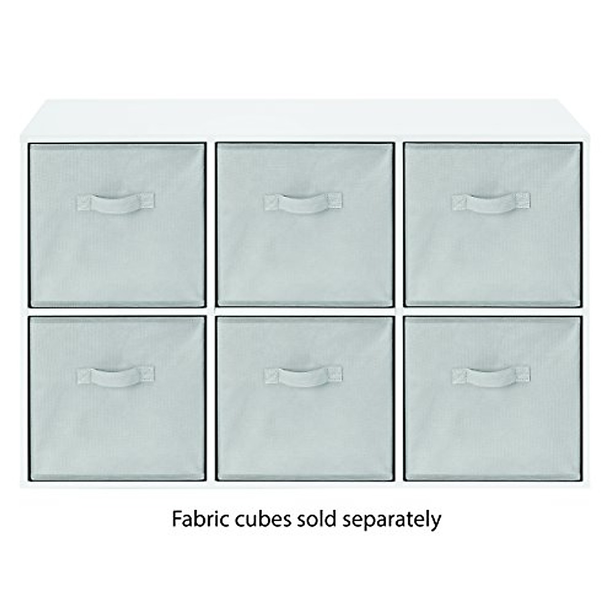 Whitmor 6 White Cube Organizer