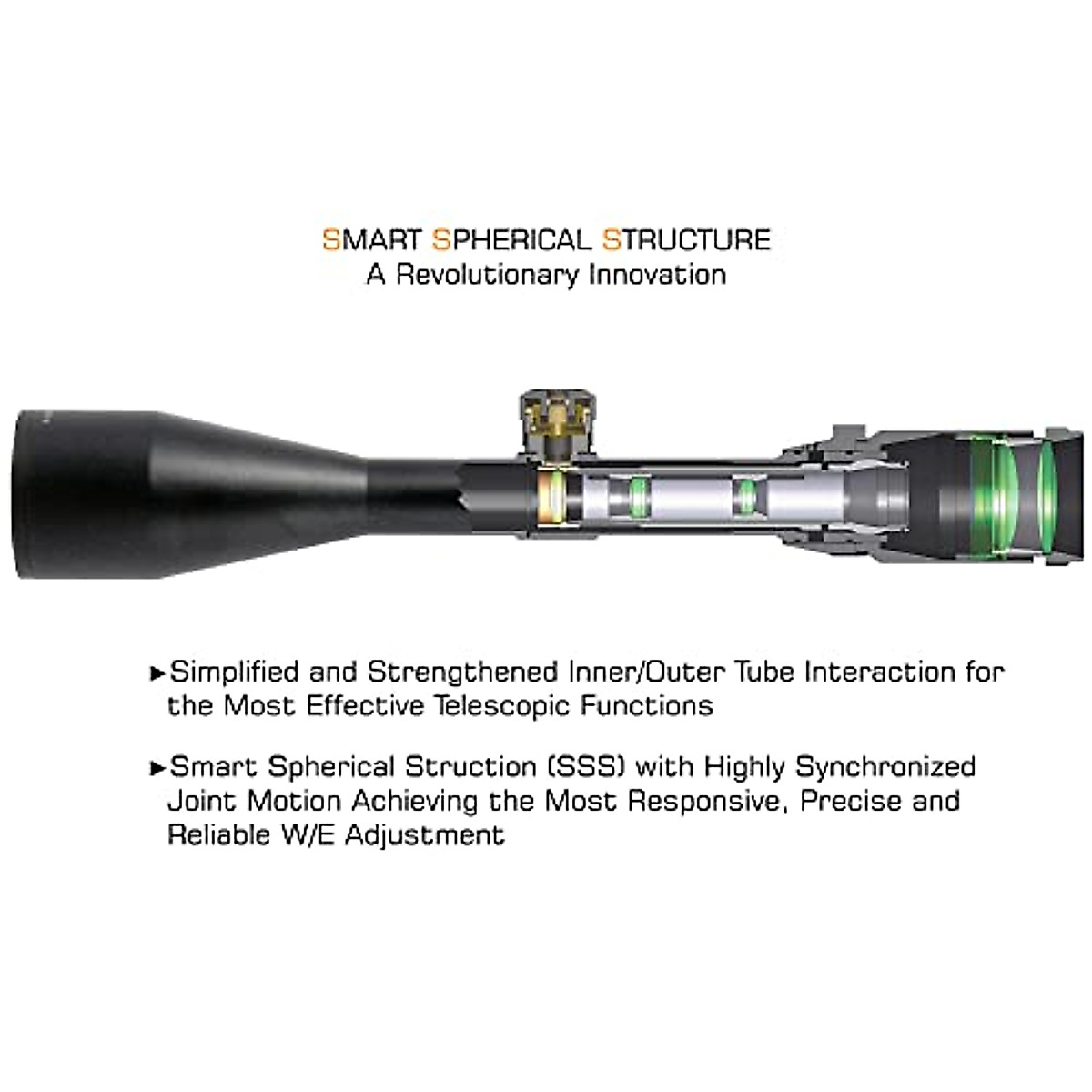 UTG 2-7X44 30mm Long Eye Relief Scout Scope, AO, 36-color