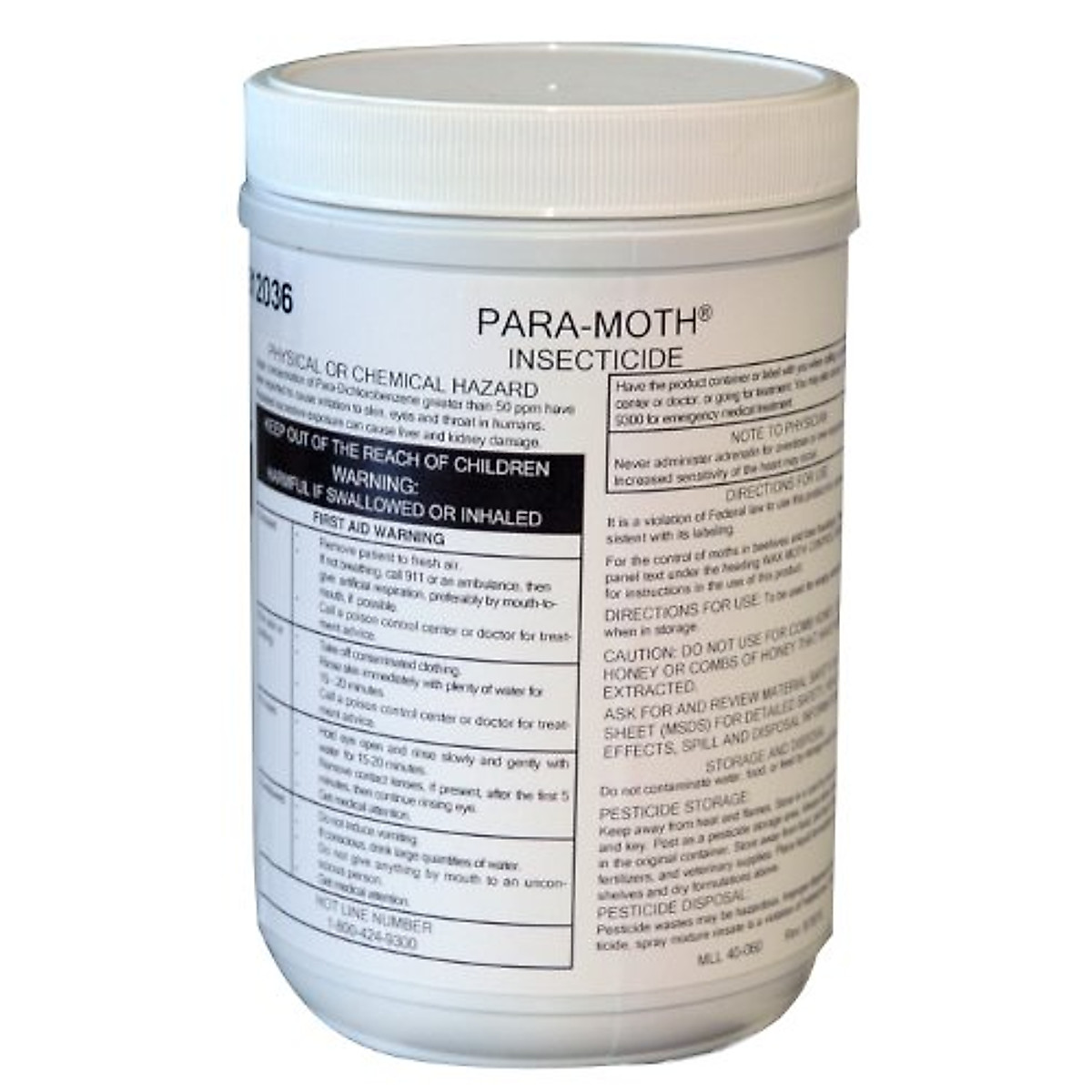 Mann Lake DC130 para-Moth Wax Moth Control Canister, 1-Pound