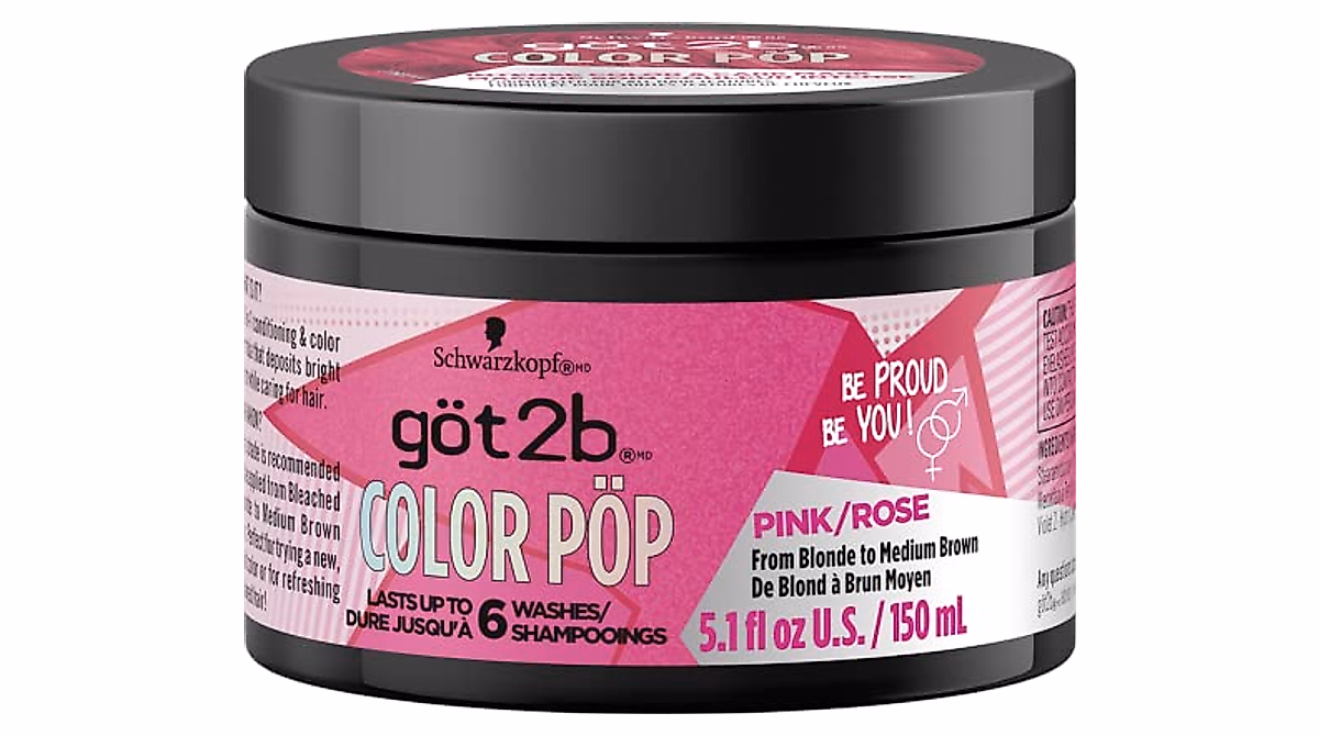 Got2b Color Pop Hair Color Mask - Vibrant Pink