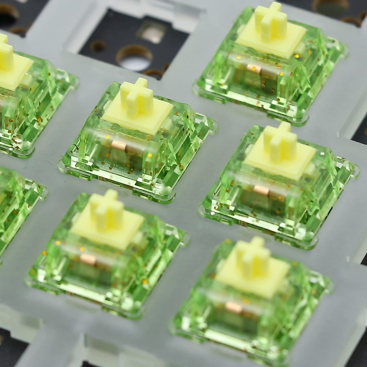 EPOMAKER Ajazz 45 Pieces Diced Fruit Kiwi Switch, Tactile Type for Mechanical Keyboard Replacement (Ajazz Kiwi Switch)