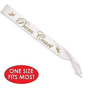 Prom Court Satin Sash - Pack of 2