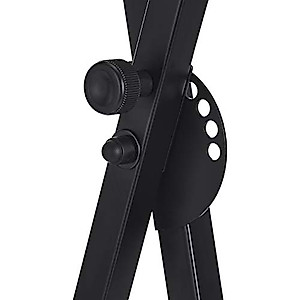 Amazon Basics Classic Adjustable Keyboard and Piano Single-X-Shape Stand, Black