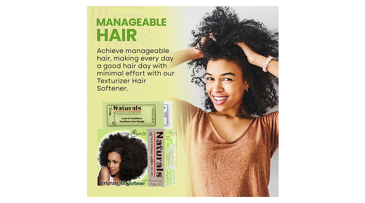 Curls & Naturals Texturizer: Soften Hair with Argan Oil