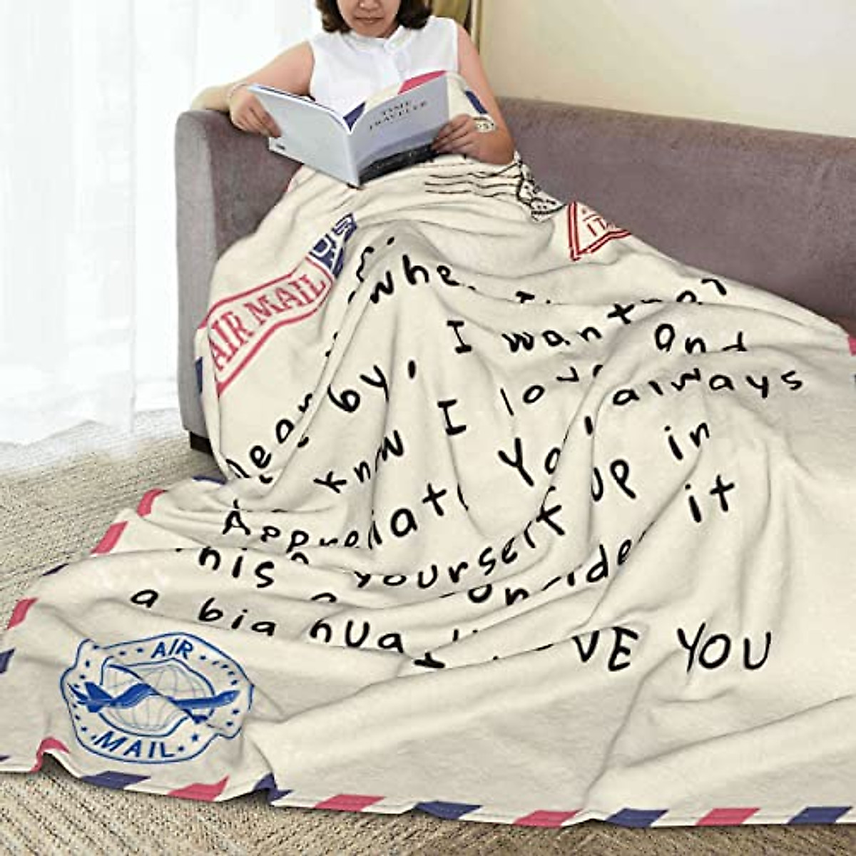 Mom Birthday Gifts from Son,Mother's Birthday Gifts,Gifts for Mom,Mom's Birthday Gifts from Daughter,Bed Throws Soft Blanket Presents for Moms Birthday 60X80 in to-MOM