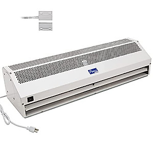 Awoco 36" Super Power 1 Speed 1200 CFM Commercial Indoor Air Curtain, 120V Unheated, ETL & UL Certified to Meet NSF 37 Food Service Standard